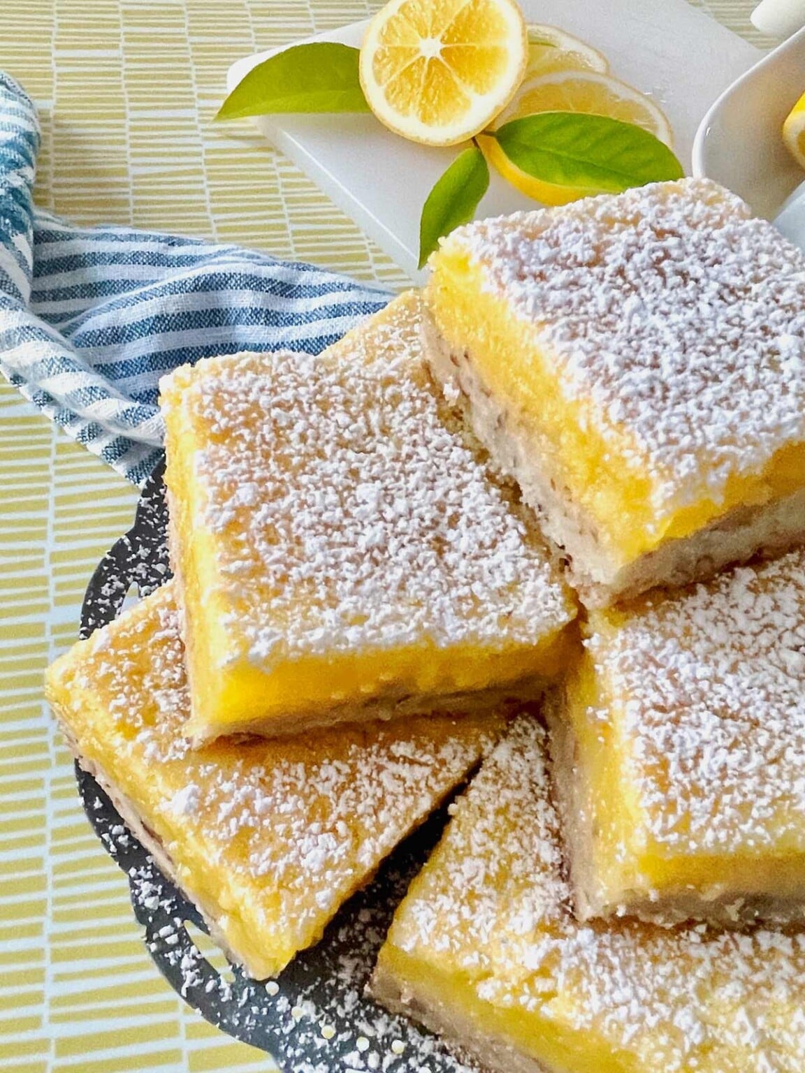 Lemon Bars with Pecan Shortbread Crust - Recipe - Oh, That's Good!