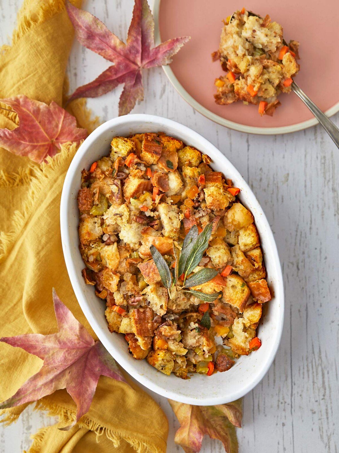 Classic Bread Stuffing Recipe for Two - Oh, That's Good