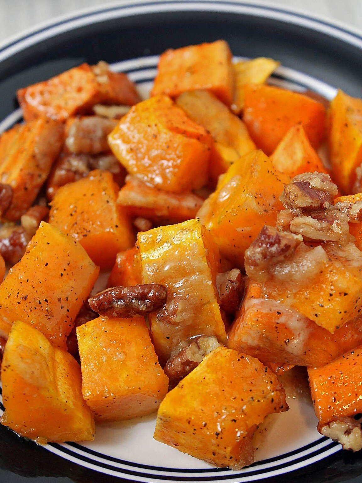 Roasted Butternut Squash And Sweet Potatoes Recipe Oh Thats Good