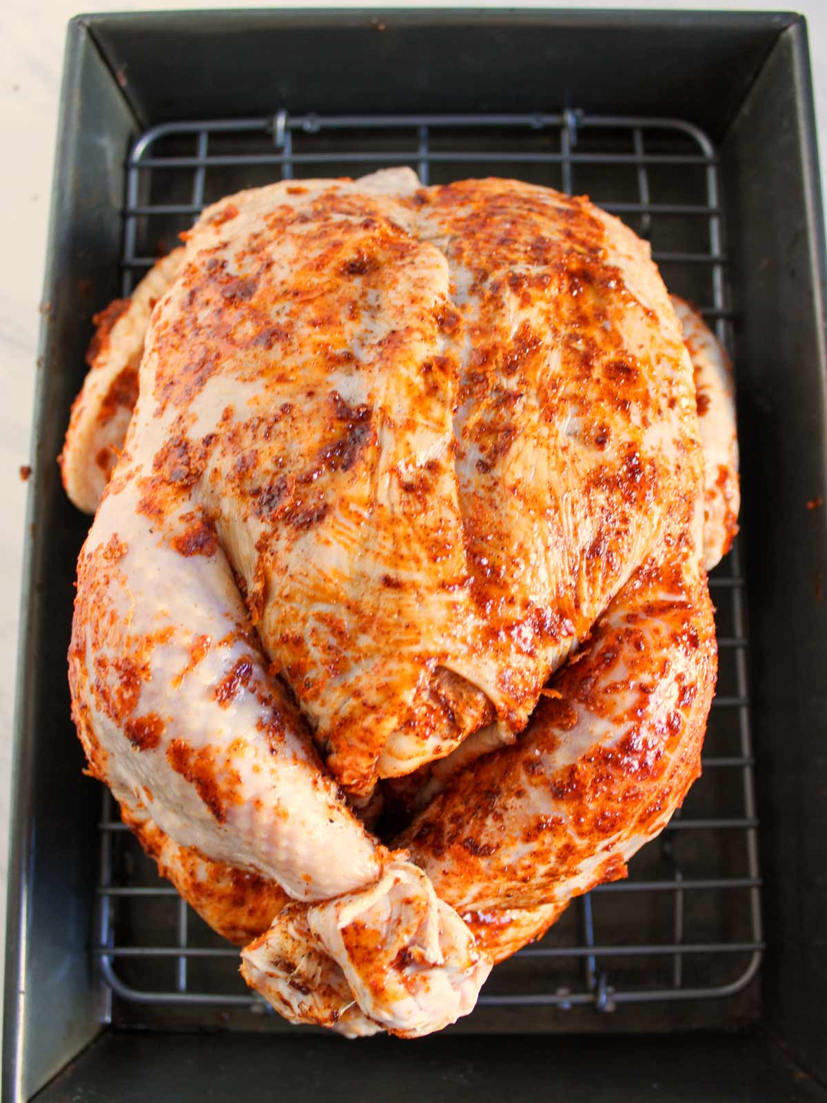 Easy Oven Baked Whole BBQ Chicken Recipe - Oh, That's Good