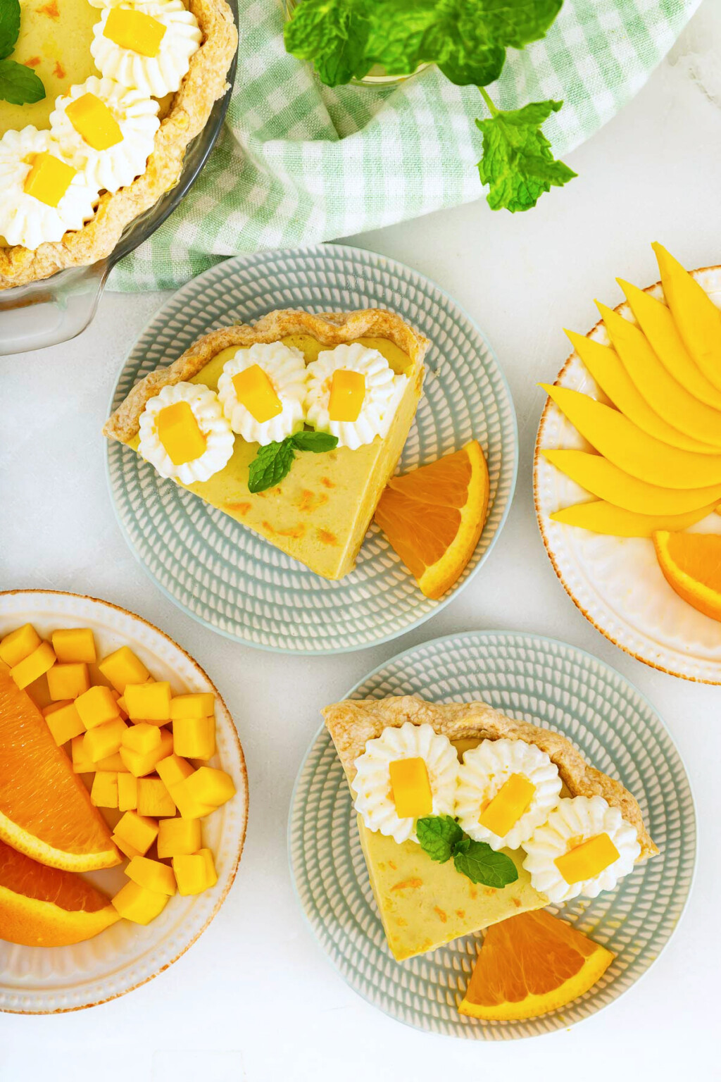 Mini Mango Creamsicle Pies - Oh, That's Good